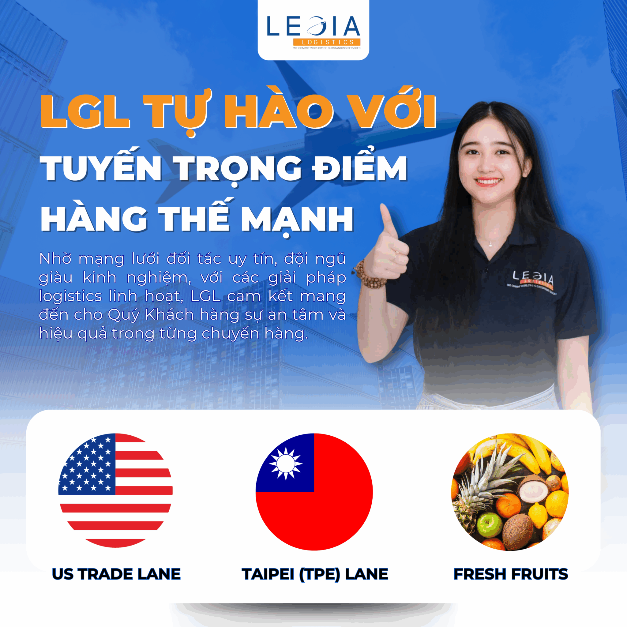 LGL KHẲNG ĐỊNH VỊ THẾ Ở CÁC TUYẾN QUỐC TẾ TRỌNG ĐIỂM & HÀNG HÓA THẾ ...